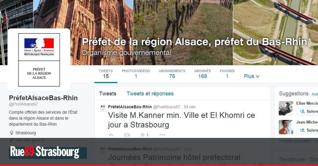 La préfecture du Bas-Rhin débarque sur Twitter et Facebook