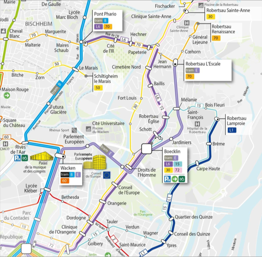 À la Robertsau, le "tram-jardin" s'arrête à mi-chemin