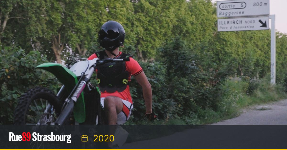 Le "rodéo urbain", la pratique impossible des passionnés de moto-cross