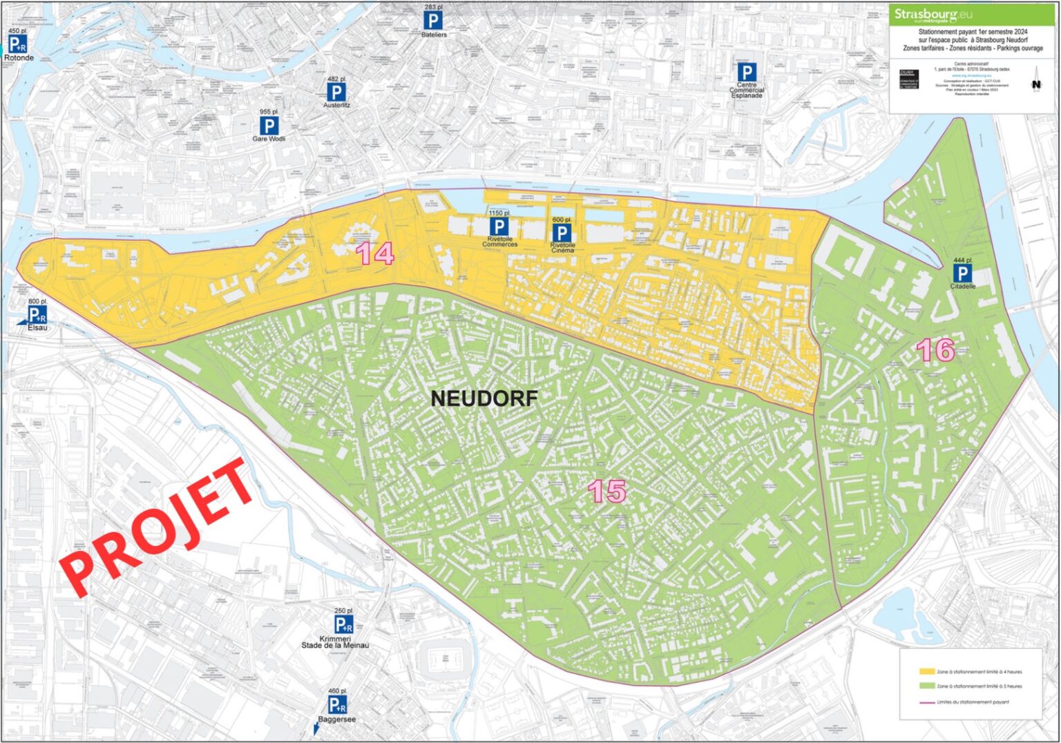 Le Neudorf et d'autres quartiers ajoutés à la zone payante du ...